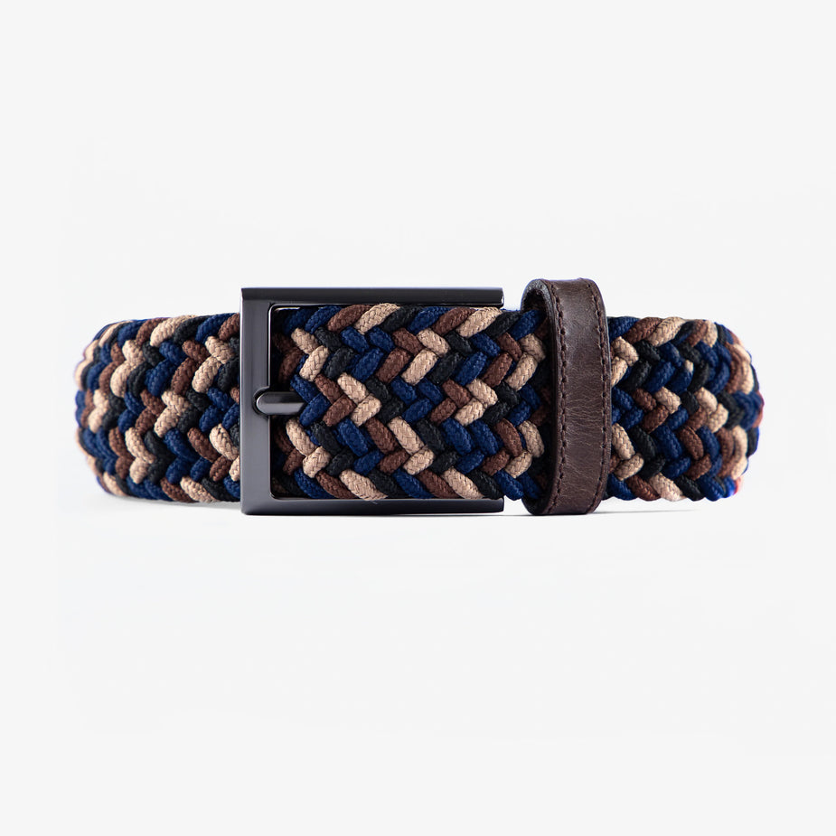 LAEZ Pumpkin Belt | Braided Stretch Belt for Men | Golf Belt | Mens ...